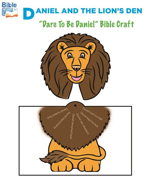 Daniel And The Lions Den Printable Craft Printable Board Games
