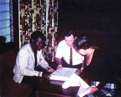Ebong Mbipom Ian Brazier And Rosemary Pouring Over The Chart Output Download Scientific Diagram