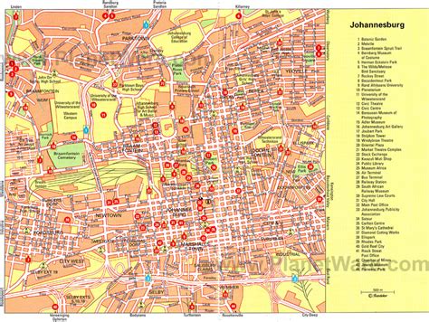 Johannesburg Map