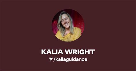 Kalia Wright Instagram Facebook Linktree