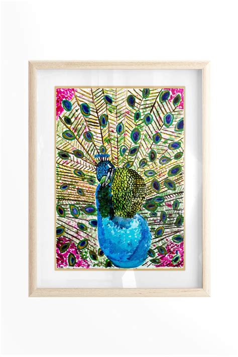 Peacock Map The Wonky Artist