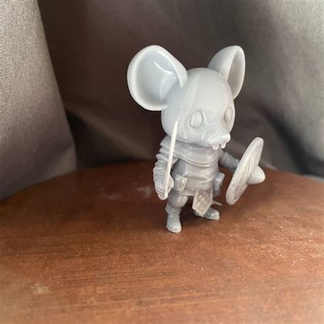 3d Printable Mouse Warrior By Grass Hopper