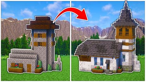 Minecraft How To Transform A Taiga Village Cleric Church Survival