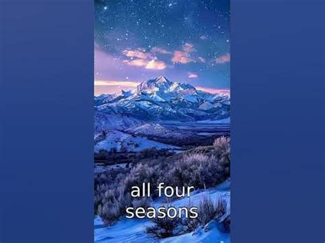 Four Seasons In A Day Utahs Unique Beauty Youtube