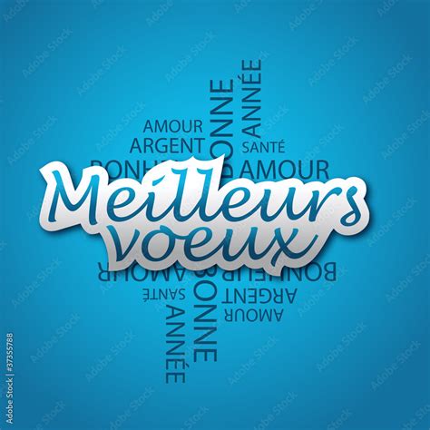 Voeux Meilleurs Voeux Stock Vector Adobe Stock