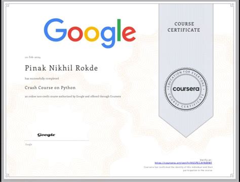 Pinak Rokde On Linkedin Excited To Share My Accomplishment In