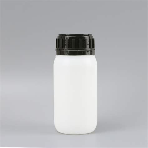 Laboratory Black Anti Theft Cover Bottle Leak Proof Plastic Powder