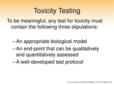 Ppt Chapter 20 Toxicity Testing Powerpoint Presentation Free