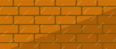 Premium Vector Yellow Brick Texture Banner Backgrounnd Vector