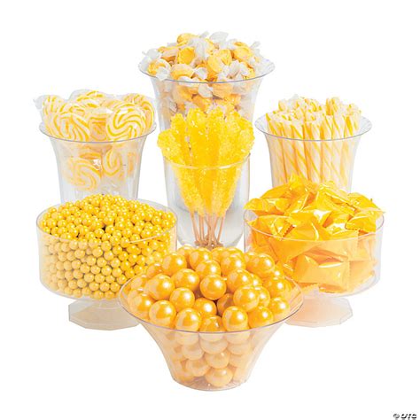 Bulk 1706 Pc Yellow Candy Buffet Assortment