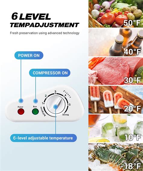 Zyerch Chest Freezer Small Deep Freezer 3 5 Cu Ft Mini India Ubuy