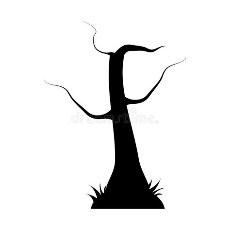 Tree Halloween Silhoutte Stock Illustration Illustration Of Wood