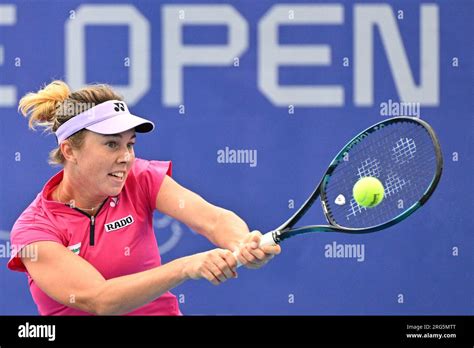 Prague Czech Republic 07th Aug 2023 Czech Linda Noskova In Action During Match Against Nao