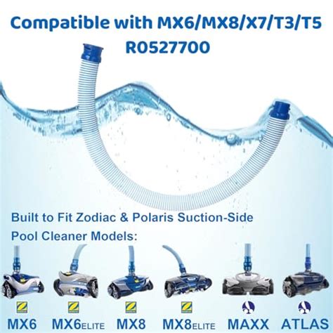 One Year Warranty 5 Pack Premium R0527700 Pool Cleaner Hoses Twist