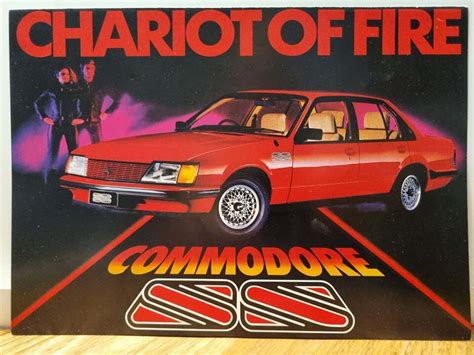 New Original Holden Vh Ss Commodore Chariot Of Fire Fold Out Brochure Poster