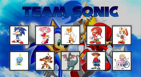 My Team Sonic By Chipmunkraccoonoz On Deviantart