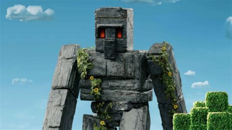 Download Minecraft Movie Iron Golem Wallpaper