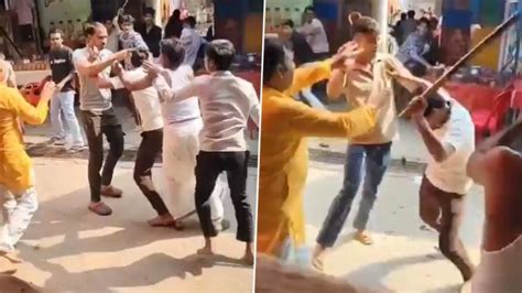 Kullhad War In Mathura Lassi Shopkeepers Clash Over Attracting Customers Hurl Kullhad At