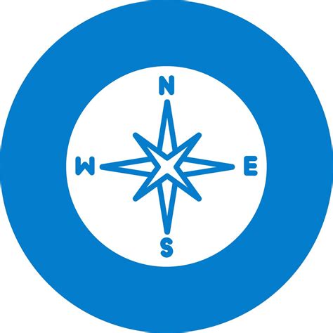 Compass High Contrast Badge 68307060 Vector Art At Vecteezy
