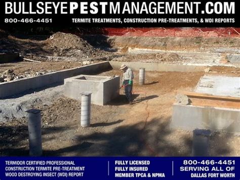 Termite Pretreatment Bullseye Pest Management