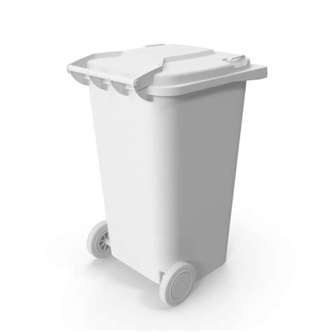 Monochrome Trash Bin 3d Object 2299283853 Shutterstock