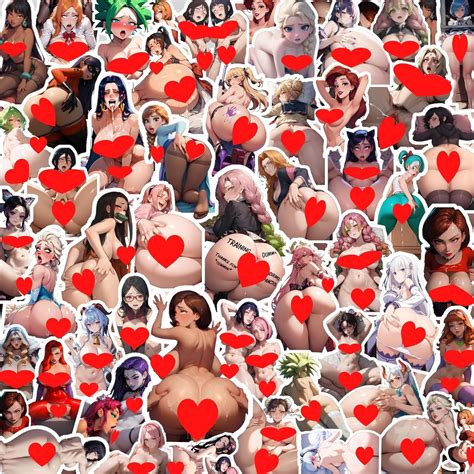 Sexy Anime Stickers Having Sex 48pcs 13 3in Hentai