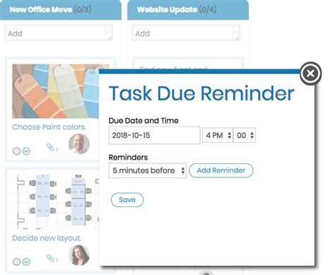 task manager reminders