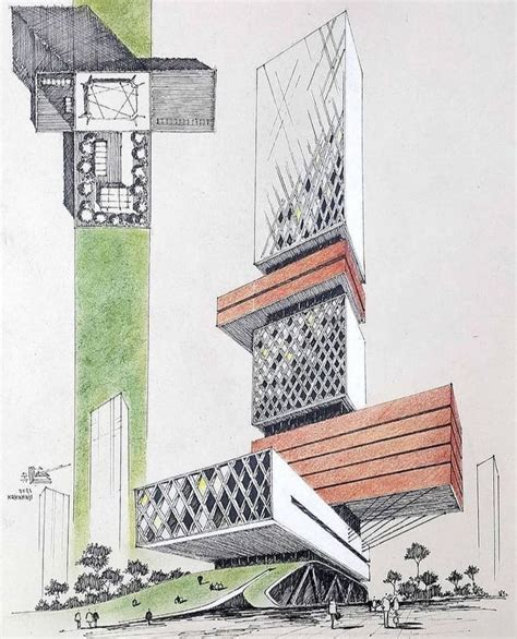 Pin De Hakim En Increibles Muebles Bocetos Arquitectónicos Dibujo De