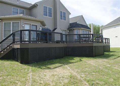 Fire Pit On Timbertech Deck At Georgia Challis Blog