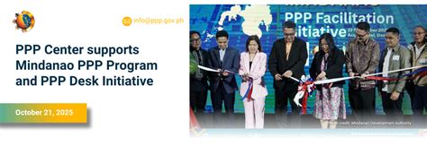 Ppp Center Supports Mindanao Ppp Program And Ppp Desk Initiative Ppp