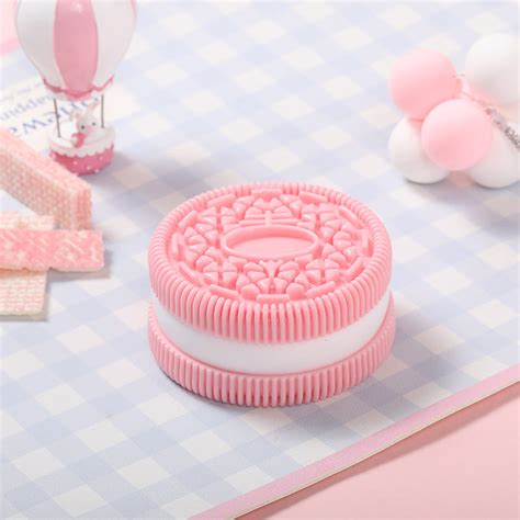200g Pink Cookie Taba Squishy Fufusquishy
