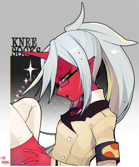 Kneesocks And Scanty Panty And Stocking With Garterbelt Drawn By Fua