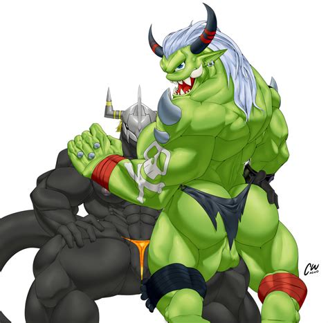 Rule 34 Anthro Back Muscles Balls Bandai Namco Biceps Black Body Black Skin Blackwargreymon