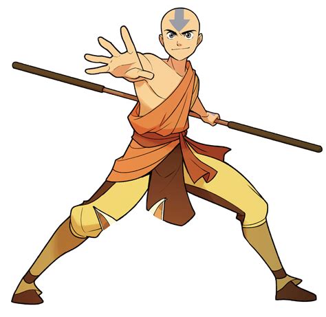 Aang Render By Aeiouact4 On Deviantart
