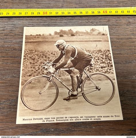 Vieux Papiers 1929 Mi Cyclisme Maurice Dewaele