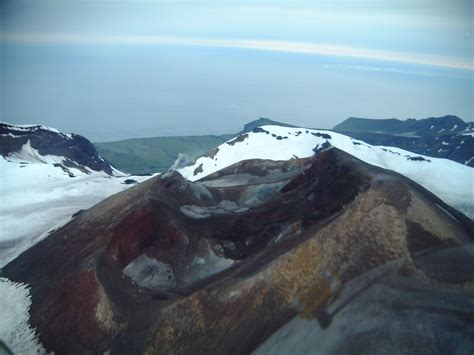 Akutan Islands Active Cone Photograph Courtesy Of Jeff Wynn