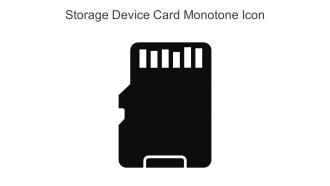 Storage Device Card Monotone Icon In Powerpoint Pptx Png And Editable Eps Format PPT Presentation