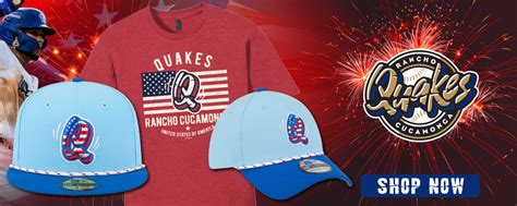 July 4th Rancho Cucamonga Quakes Official Store