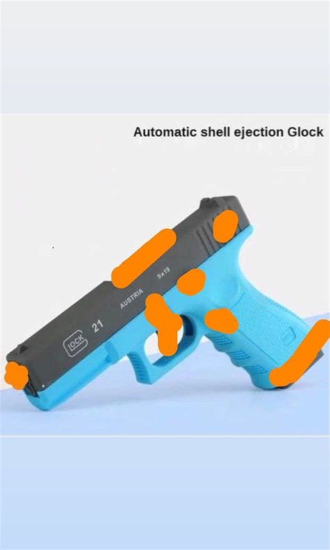 Nerf Glock Toy Blaster Shell Ejecting Hobbies And Toys Toys And Games On Carousell