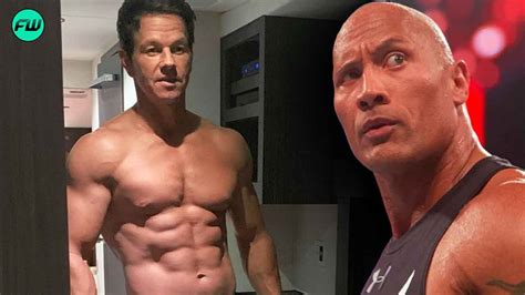 Mark Wahlberg Put Dwayne Johnsons Work Ethics To Shame By Putting On