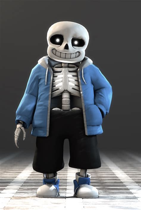 Undertale Sfm New Textures For Sans By Half5life On Deviantart