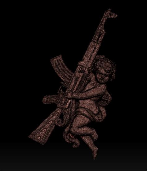 Cupid Ak47 3d Model Turbosquid 1508216