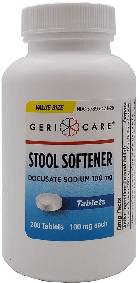 Buy Docusate Sodium S 200 Count 100mg Online At Desertcartindia