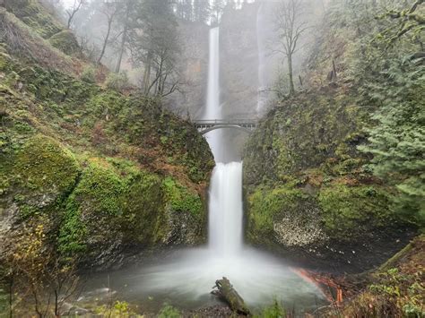 Multnomah Falls Seen After Flooding Rains