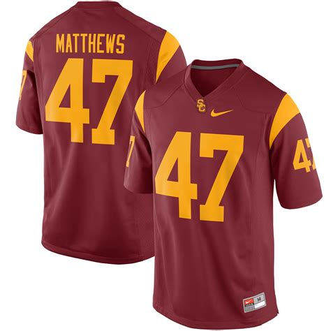 Nike Clay Matthews Usc Trojans Cardinal Alumni Football Game Jersey