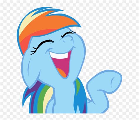 Rainbow Dash Laughing