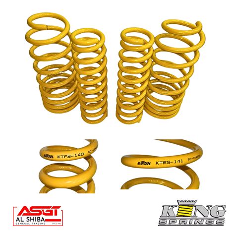 King Yellow Coil Springs Toyota Land Cruiser 300 Series 2022 On