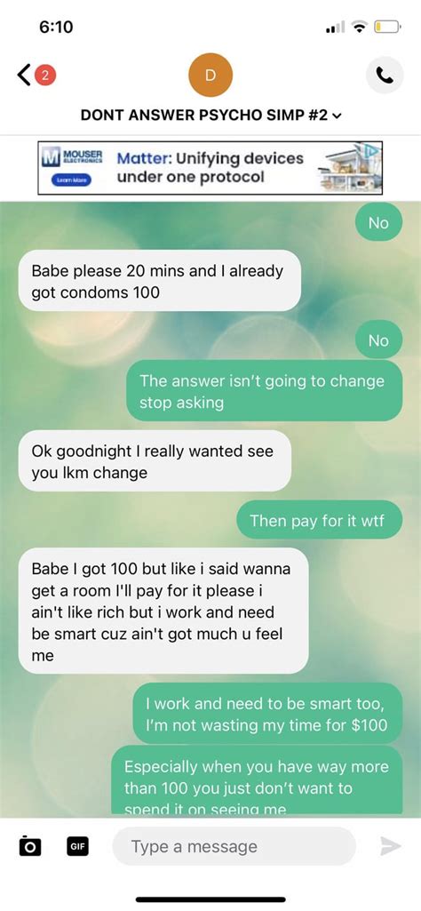 Part Two Of The Absolute Fucking Psychopath From My Previous Post On His New Number After I