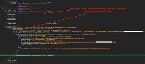 Error Disappears On Re Renders Or After Mutation · Issue 3406 · Apollographqlreact Apollo · Github