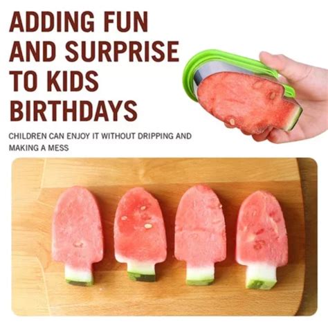 Popsicle Shape Mold Watermelon Slice Model Wizzgoo